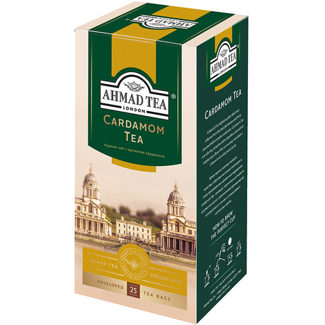 Чай Ahmad Tea с кардамоном купить оптом в Москве на официальном сайте ...